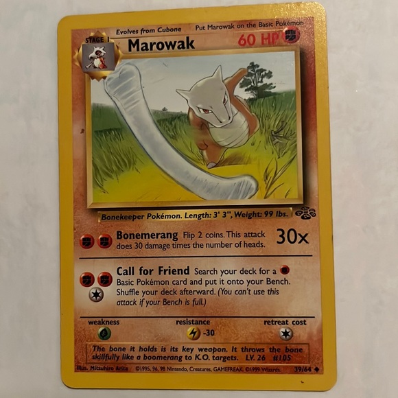 Pokemon | Toys | Pokmon Marowak | Poshmark